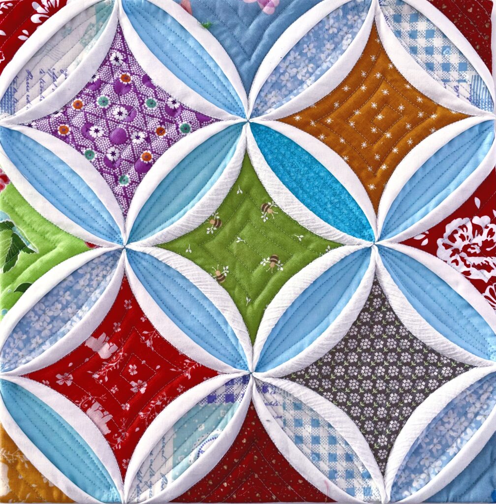 Cathedral Window prosess カテドラルウィンドウプロセス | patchwork quilt カテドラルウィンドウの作り方